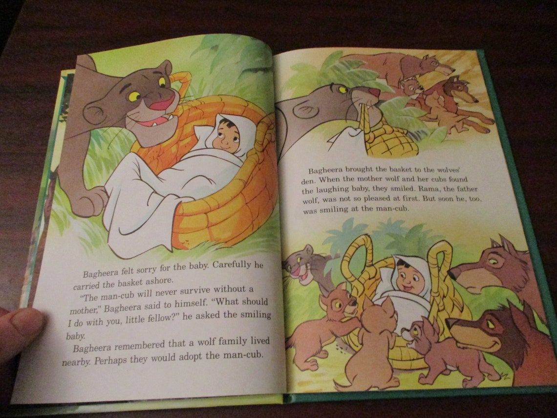 Walt Disney Wonderful World of Reading the Jungle Book Book - Etsy UK