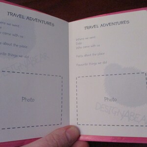 Design a Bear Passport Pink Covered Teddy Bear Passport - Etsy UK