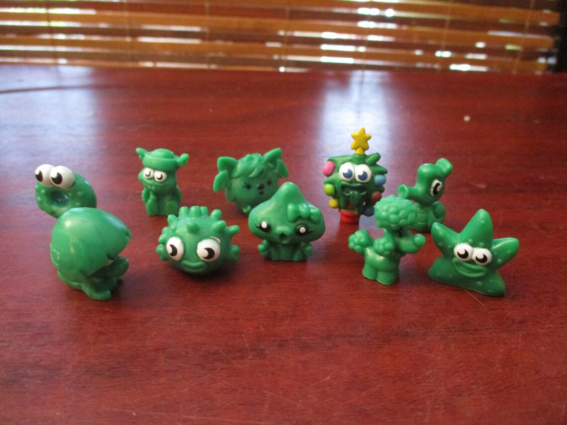 Collection of Ten Moshlings Moshi Monsters Figures Green - Etsy