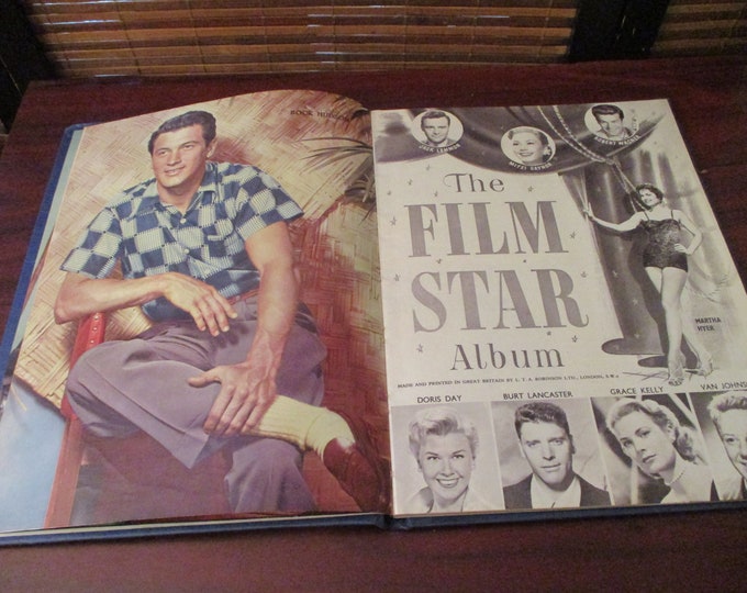 The Film Star Album Book 1950s Photographic Film Star Photos Articles ...