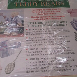 The Wonderful World of Teddy Bears Magazine With Clothes to - Etsy UK