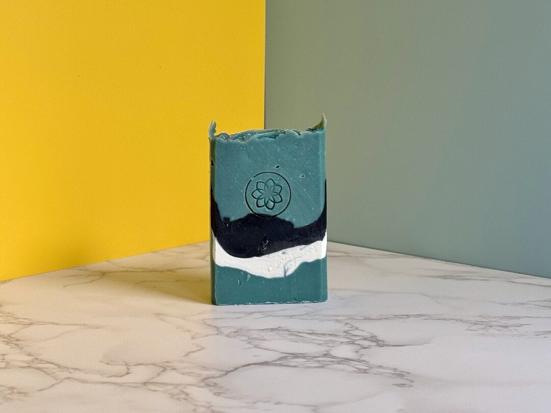 Ocean Wave Handmade Soap - Shea Butter Soap - Green Sea Clay - Eco ...