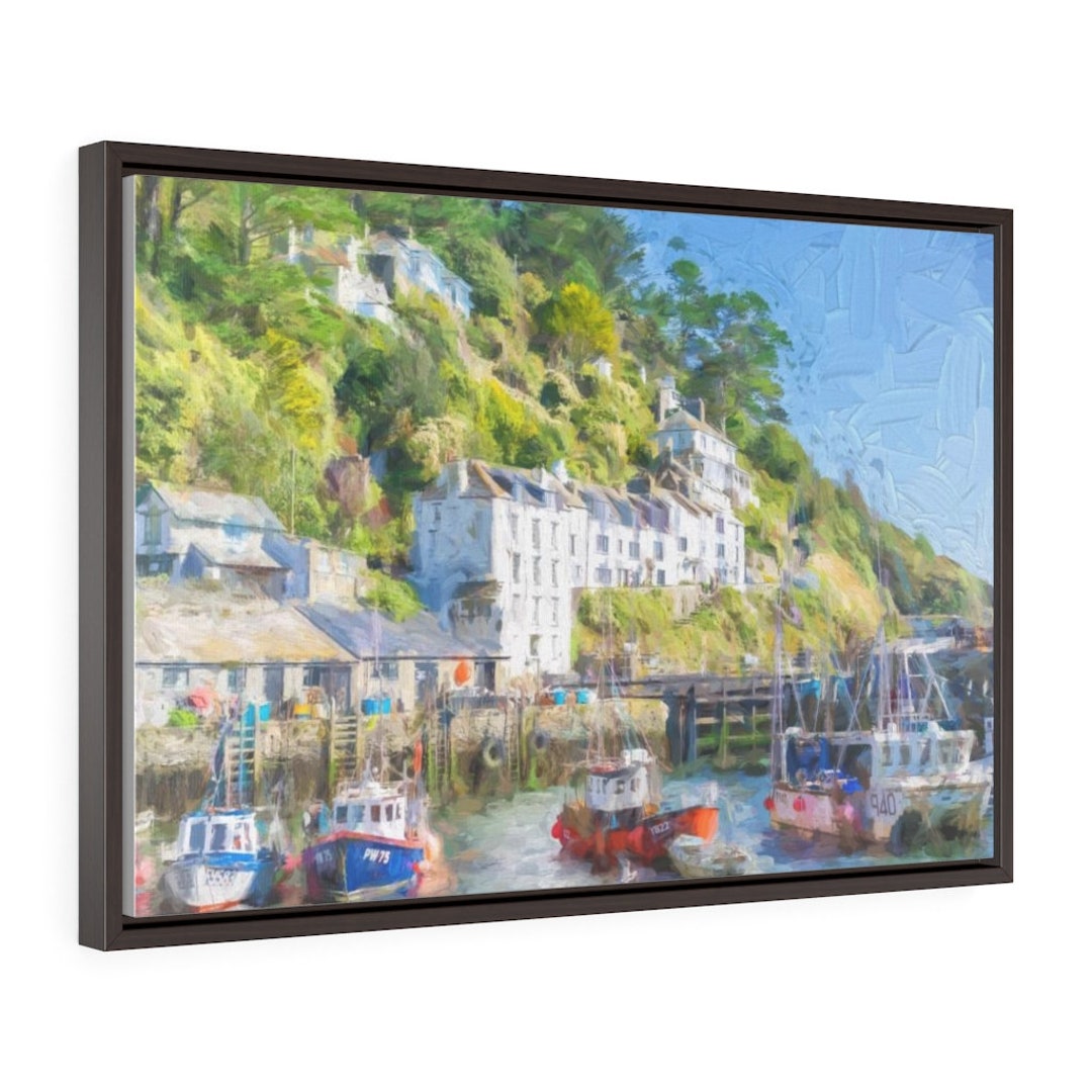 Polperro Wall Oil Painting Canvas Original Home Decor Polperro Oil ...