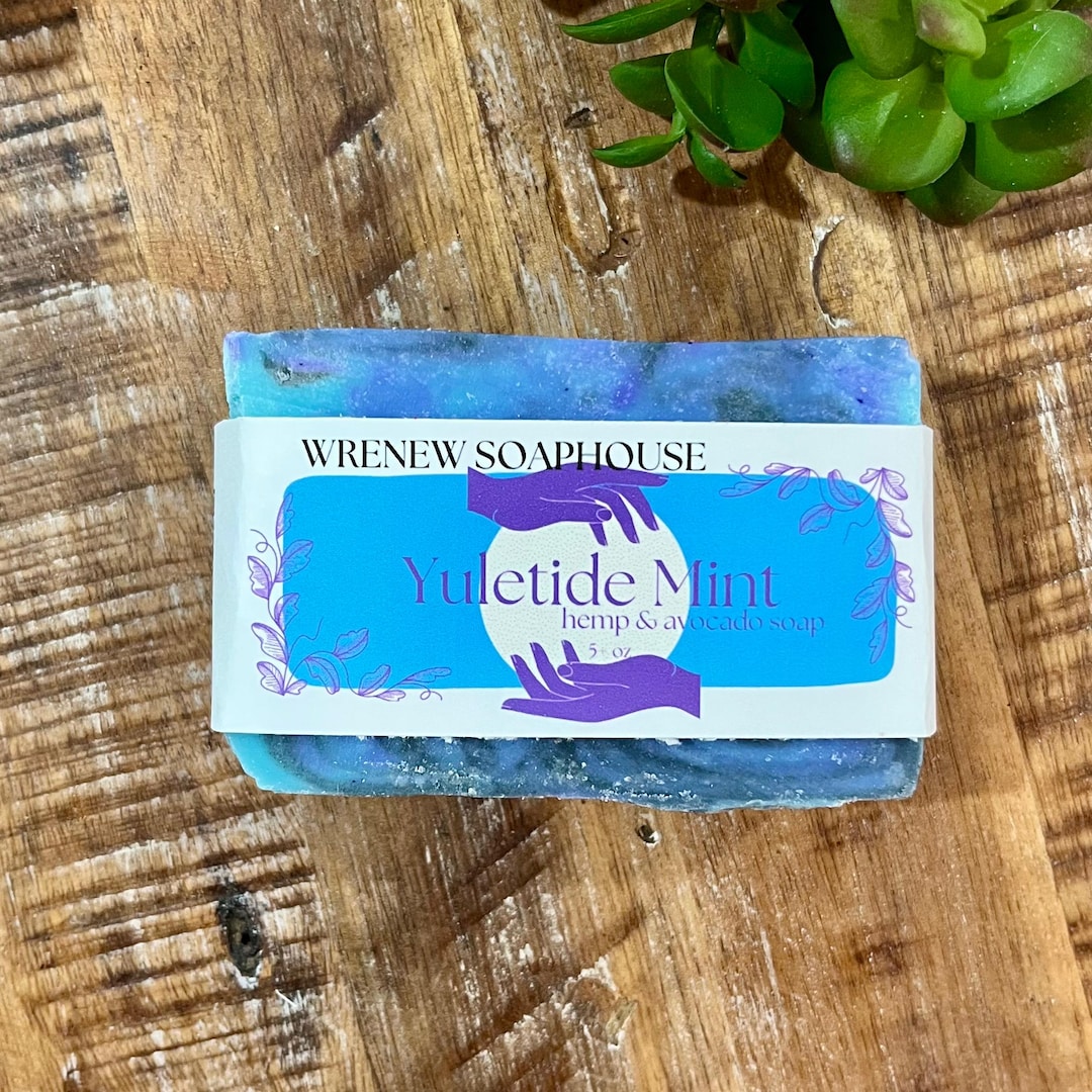 Yule Mint Artisanal Superfatted Natural Soap Bar - Etsy