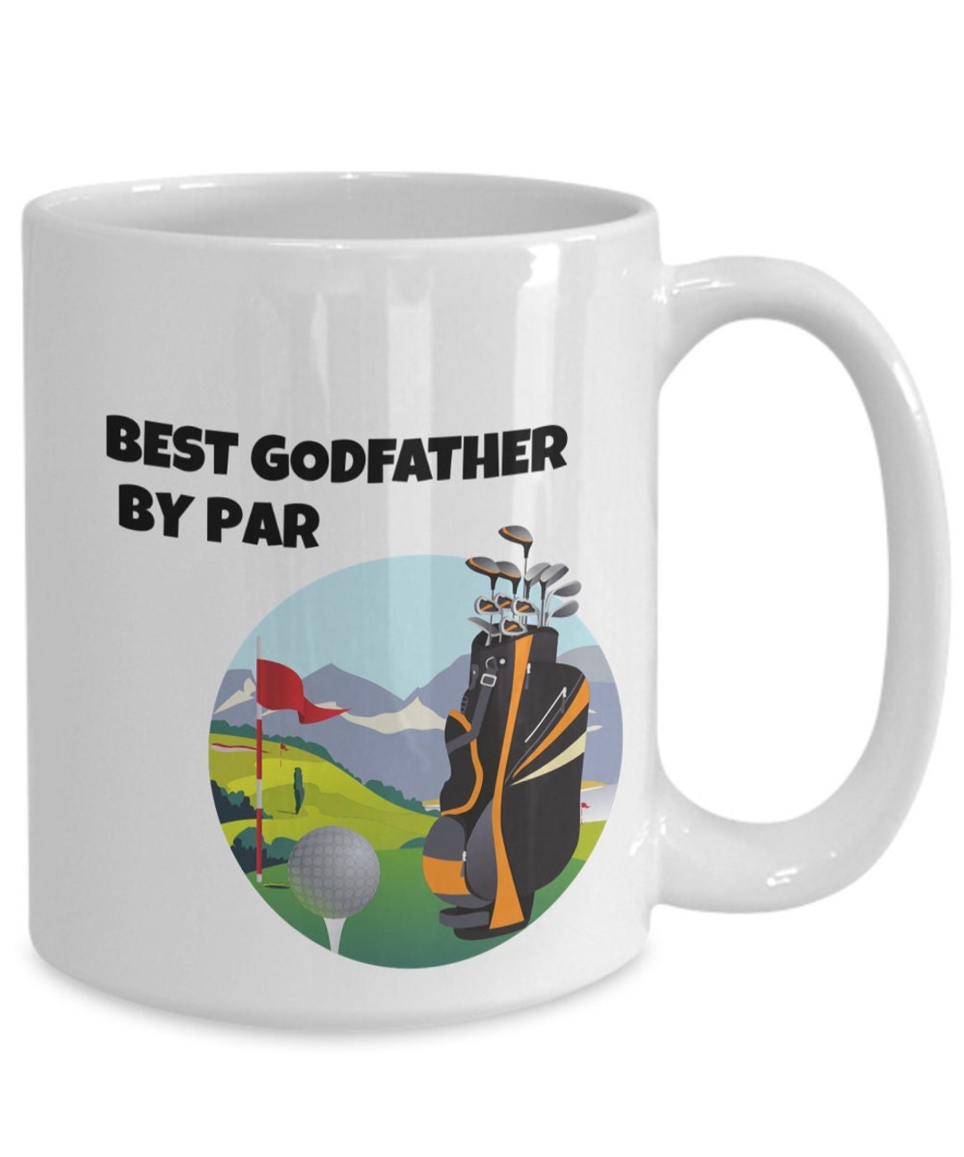 Best Godfather by Par Mug, Godfather Golf Mug, Godfather Mug, Godfather ...
