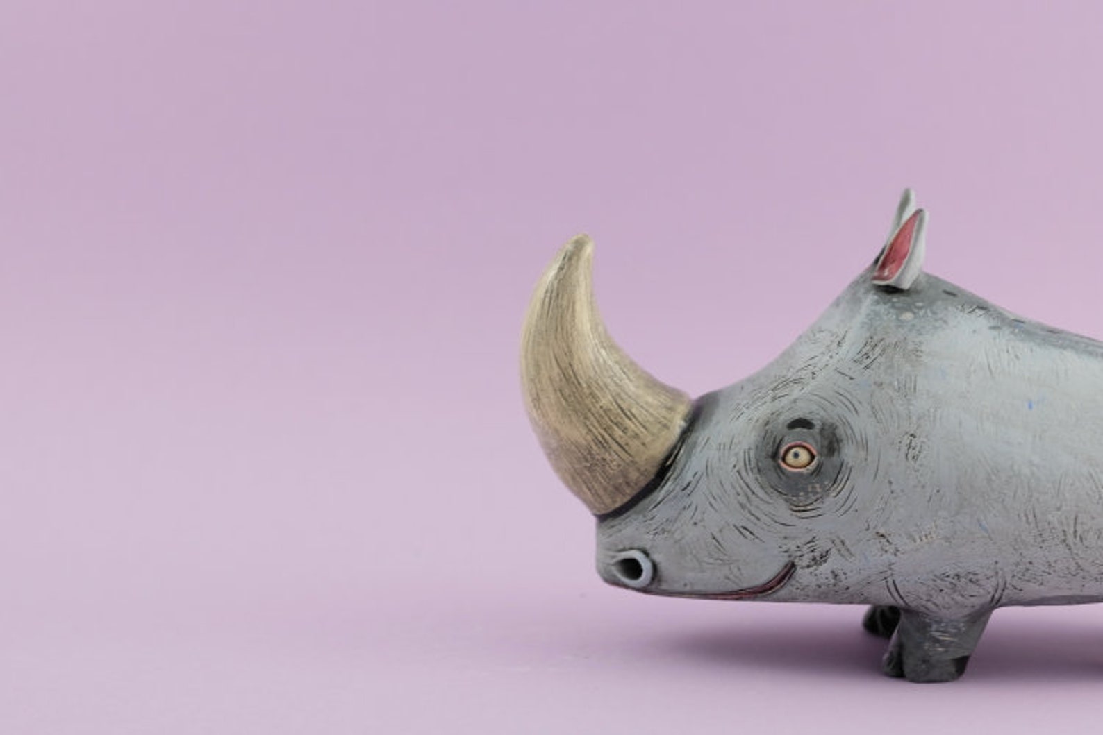 Ceramic Figurine Ceramic Sculpture Rhino Ceramics and - Etsy