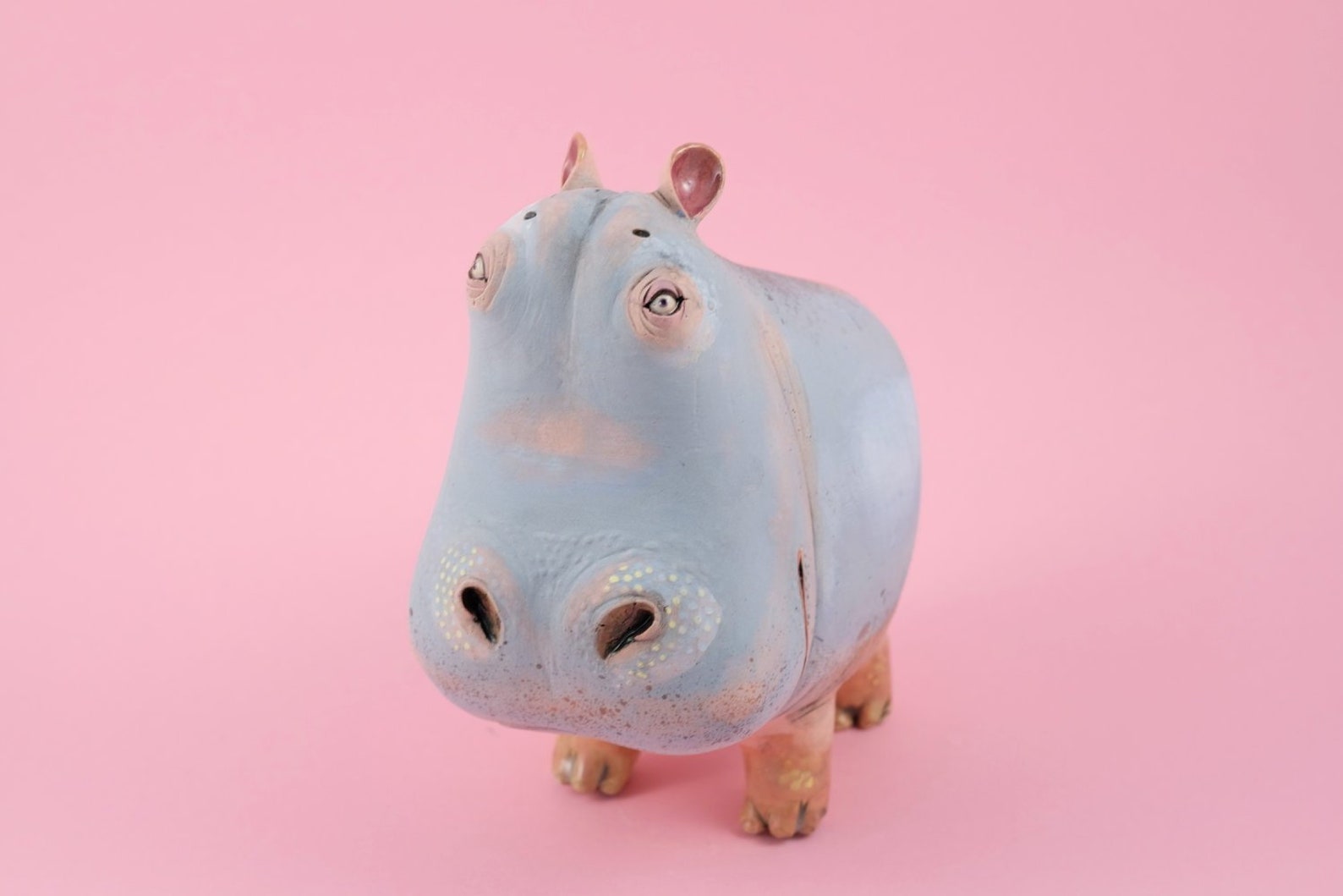 Ceramic Sculpture Ceramic Figurine Hyppo Hippopotamus - Etsy
