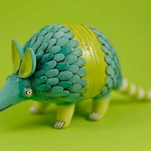 Ceramic Sculpture - Ceramic Figurine - Armadillo - Etsy