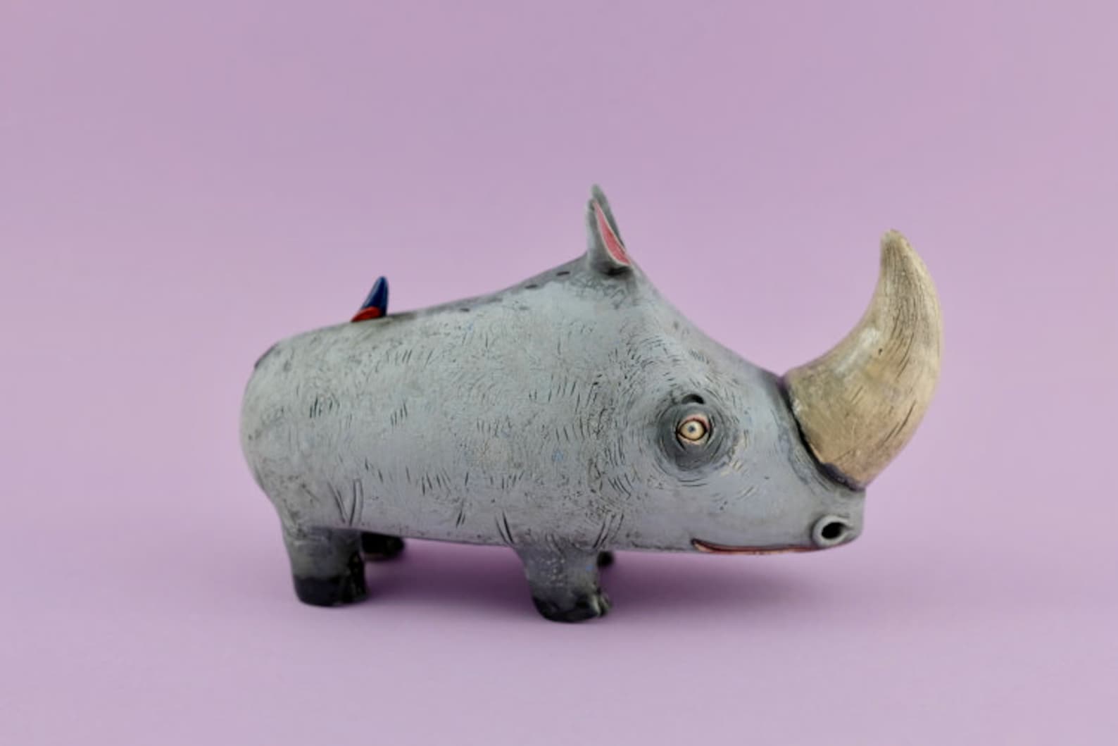 Ceramic Figurine Ceramic Sculpture Rhino Ceramics and - Etsy