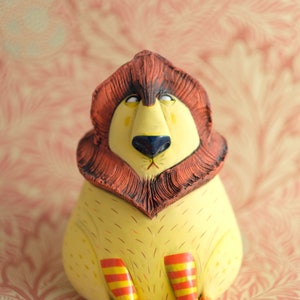 Ceramic Sculpture - Ceramic Figurine - Lion - Handmade - Unique Gift ...