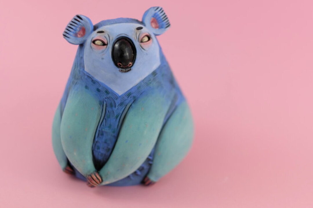 Ceramic Sculpture - Ceramic Figurine - Koala - Ceramics and Pottery ...