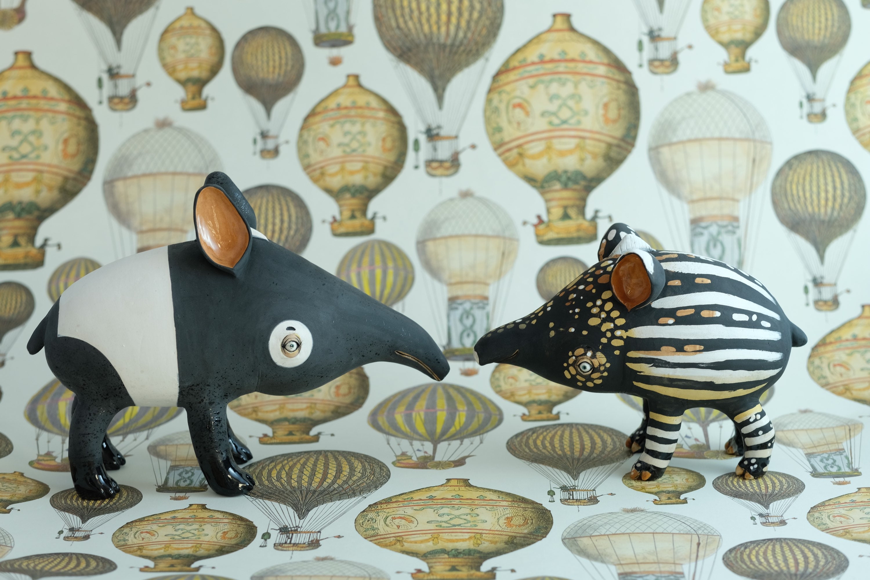 Ceramic Sculpture Figurine Tapir Animal Sculpture | Etsy