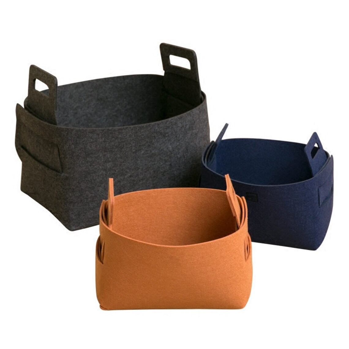 Free Shipping Customizable Felt Storage Basket for Laundry - Etsy