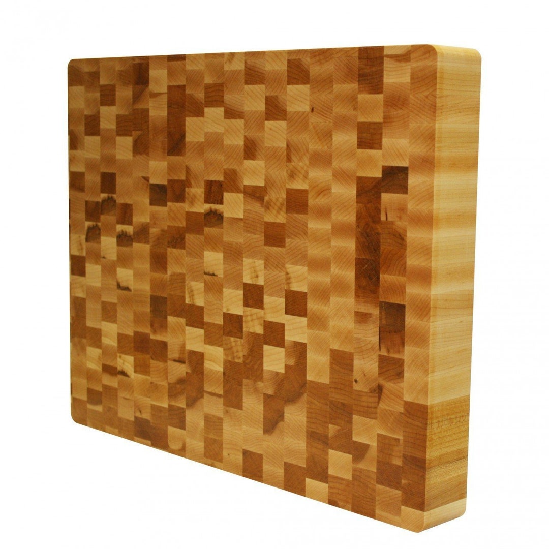 Maple End Grain Cutting Board 24 X 16 - Etsy