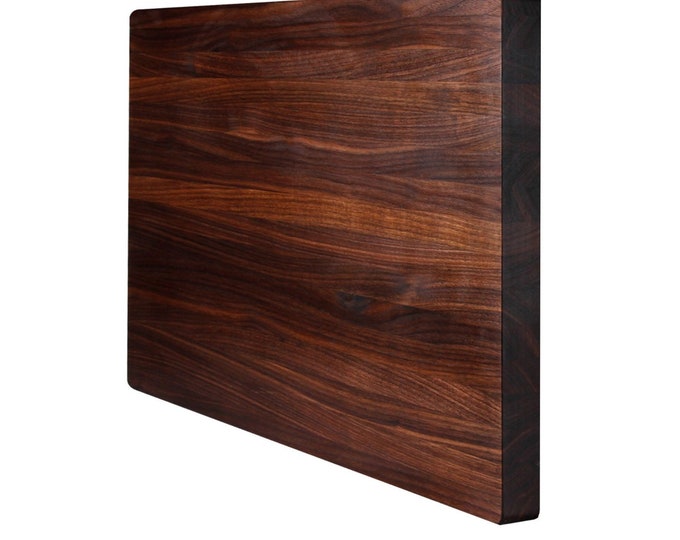 Walnut Edge Grain Cutting Board 20 X 14 - Etsy