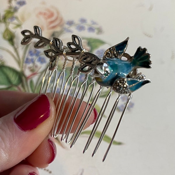 Bird Hair Comb - Etsy