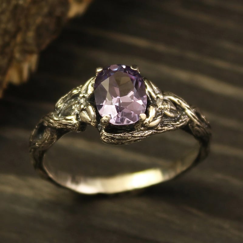 Unique Silver Ring - Etsy