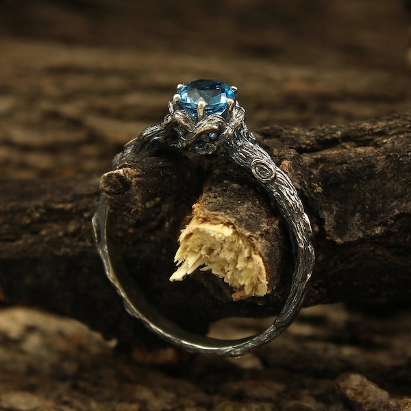 Nature Engagement Ring - Etsy