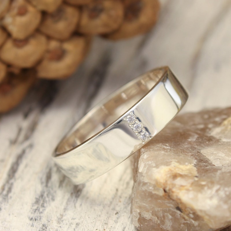Shiny Silver Ring - Etsy