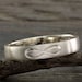 Infinity Silver Ring in Matte Finish, Infinity Wedding Band, Men's or ...
