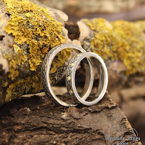 Trendy Celtic Matching Rings for Couples — Infinity Knot Silver Wedding ...