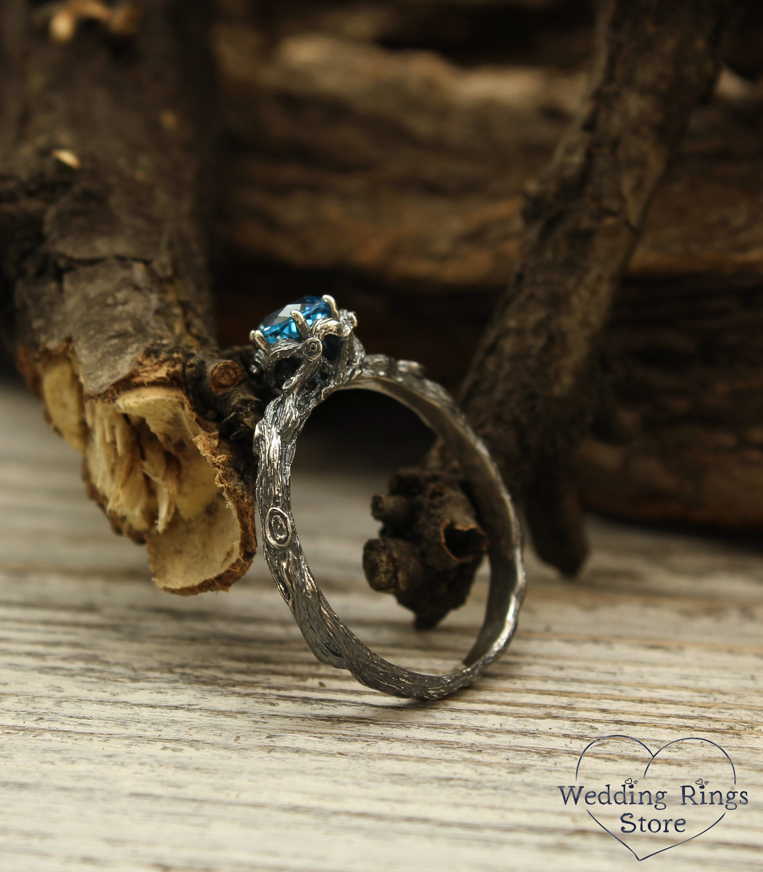 Branch Wedding Rings