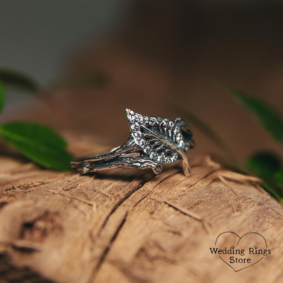 Unique Tree Branch and Leaf Ring Forest Nature Inspired With Multiple ...