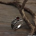 Unusual Garnet Branch Engagement Ring Twisted Branch Ring - Etsy