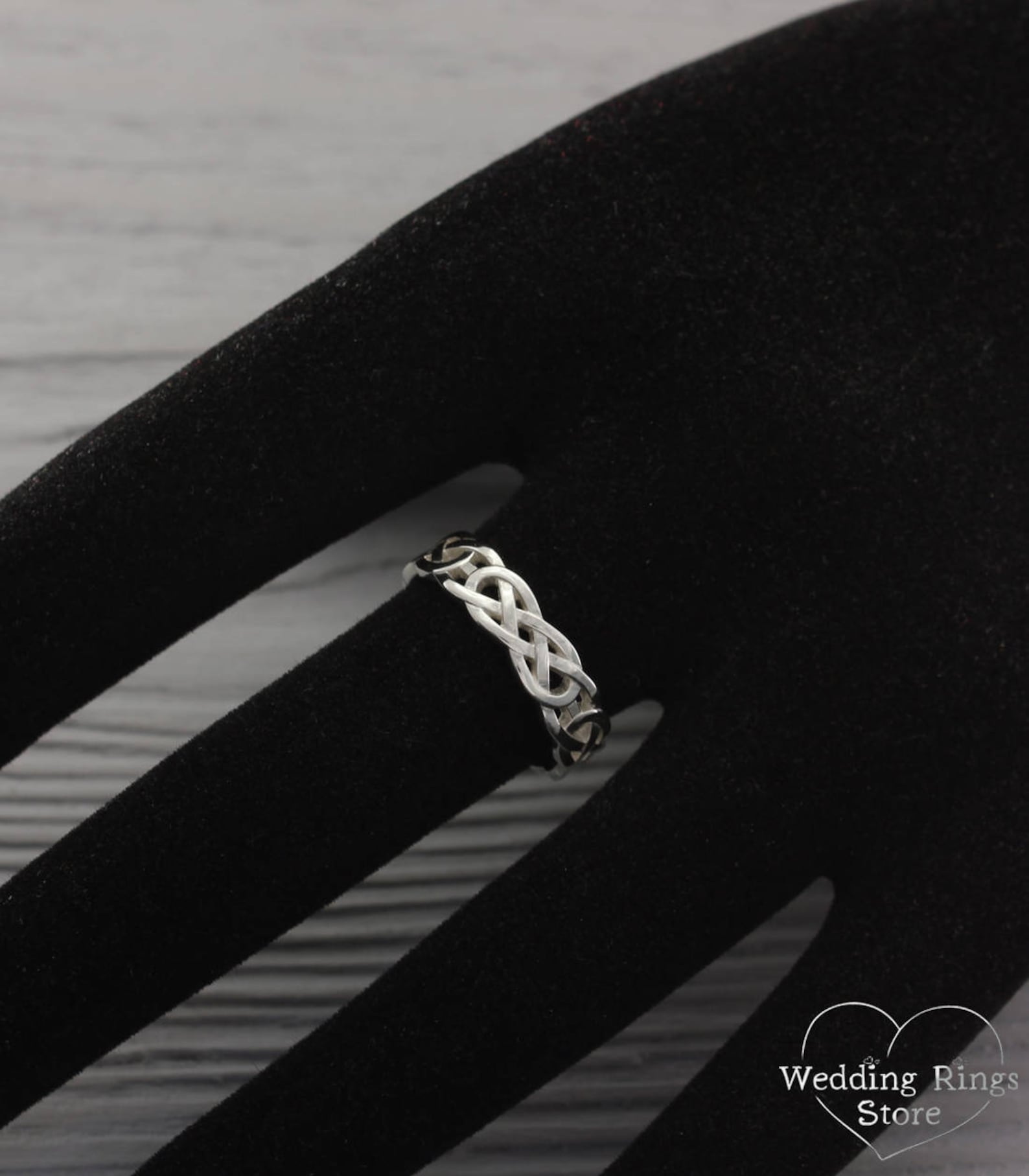 Celtic Wedding Band Celtic Pattern Ring Celtic Silver - Etsy