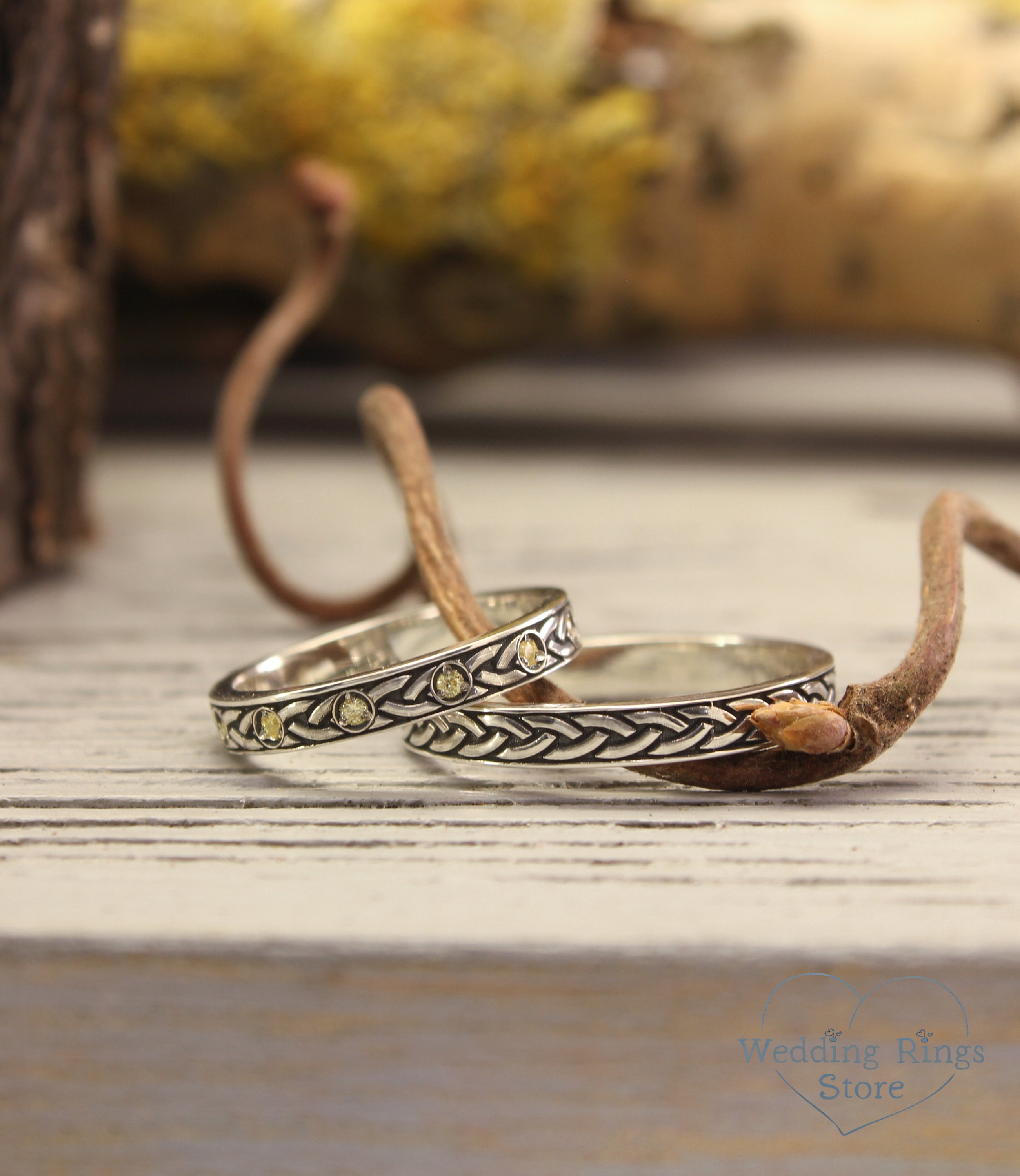 Trendy Celtic Matching Rings for Couples Infinity Knot - Etsy