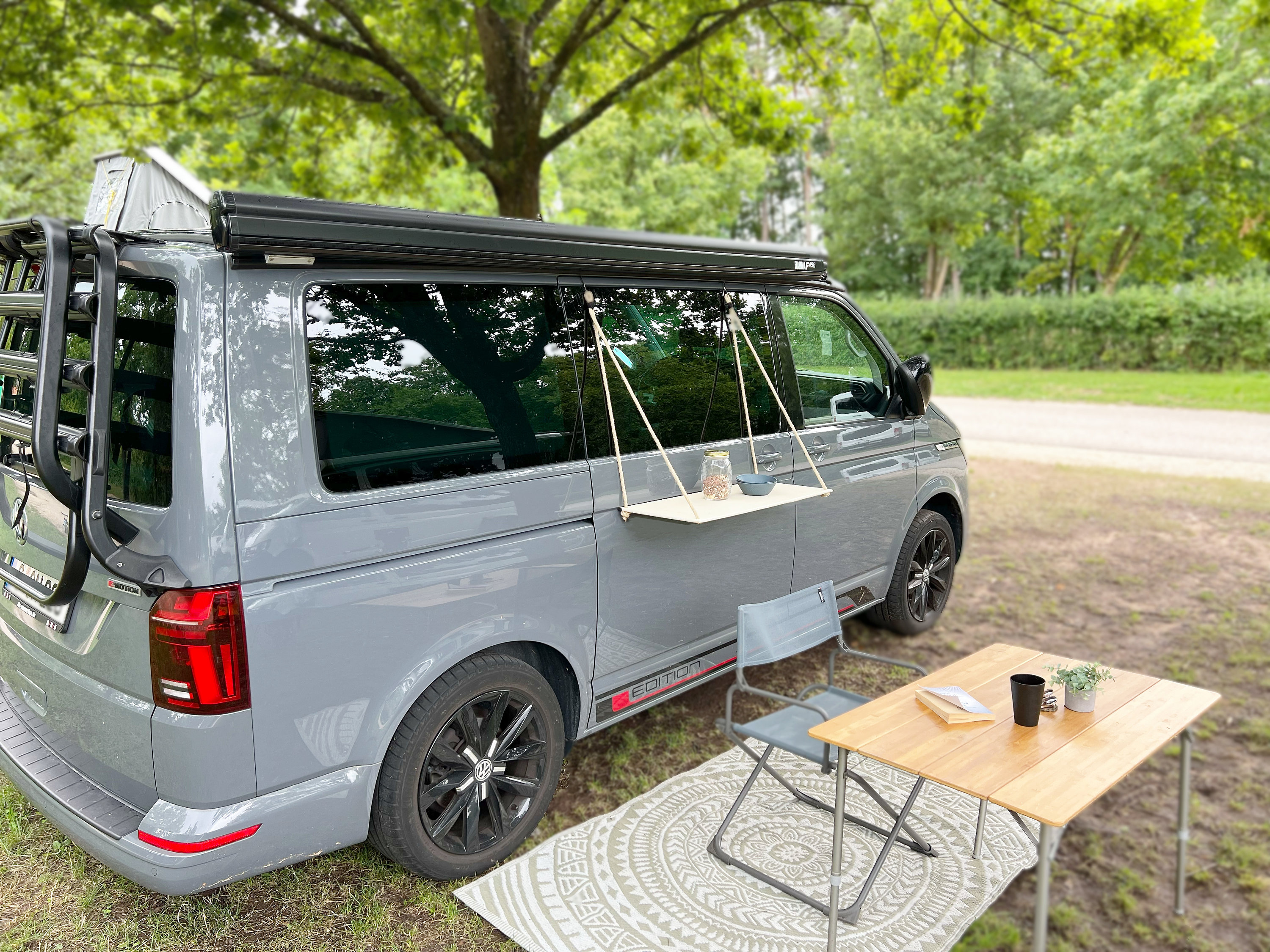 VW Bus Van Outside Table Outdoor Kitchen Camping Vanlife Van - Etsy