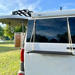 VW Bus Van Outside Table Outdoor Kitchen Camping Vanlife Van Rope ...