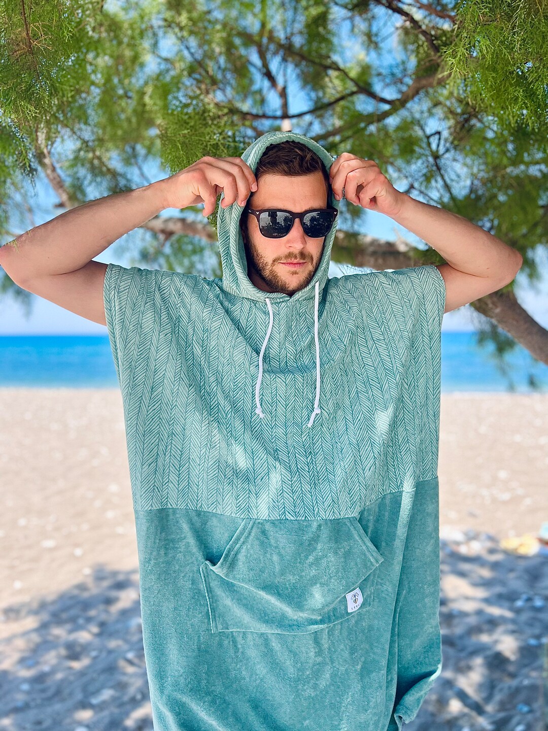 Surfponcho Poncho Surf Terry Towel Hoodie Surfcape Cape Bathing Poncho ...