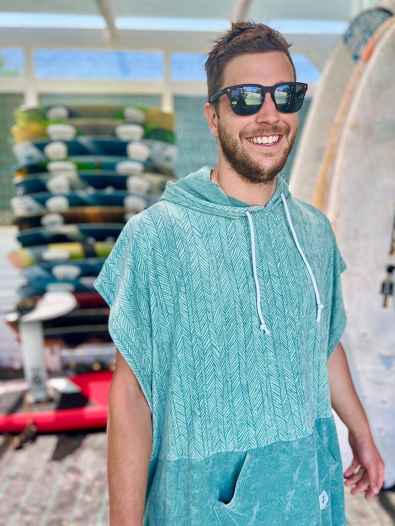 Surfponcho Poncho Surf Terry Towel Hoodie Surfcape Cape Bath Poncho - Etsy