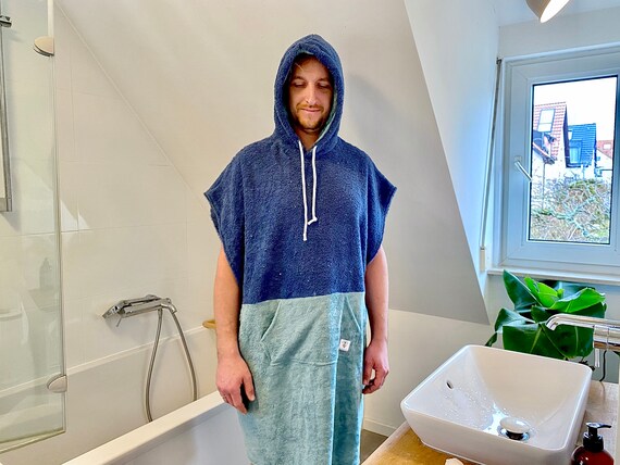 Poncho Bath Poncho Surf Poncho Bathrobe | Etsy