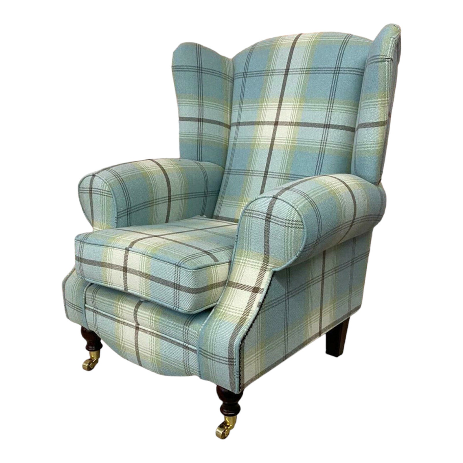Duck egg blue armchair next store