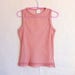 Vintage Mesh Top Set of 2 Sleeveless Top & Long Sleeve Mesh Old Pink ...