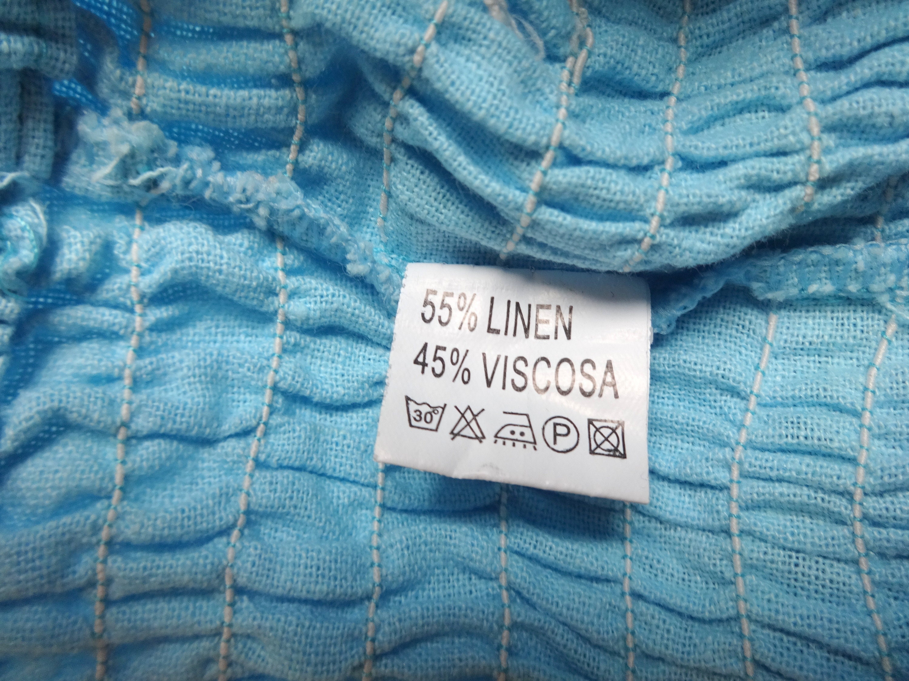 Vintage Sky Blue Harem Pants Alladin Capri Pants High Elastic Waist ...