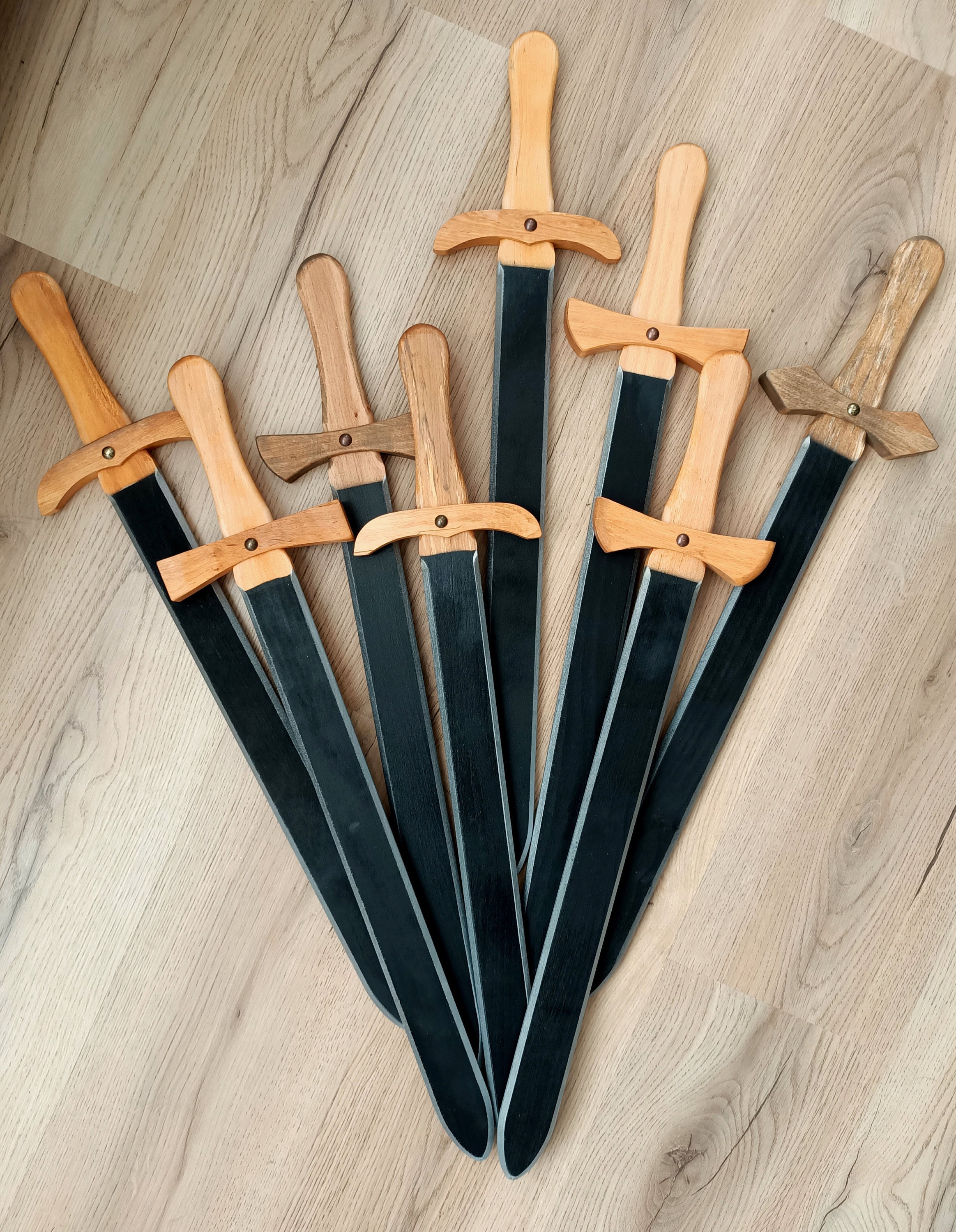 Wooden Sword Viking Sword Sword for Kids Medieval Sword | Etsy