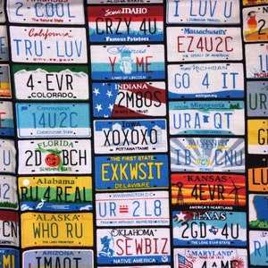 United States License Plates Face Mask - Etsy