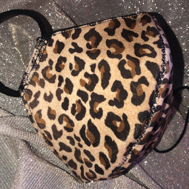 Cheetah Face Mask - Etsy