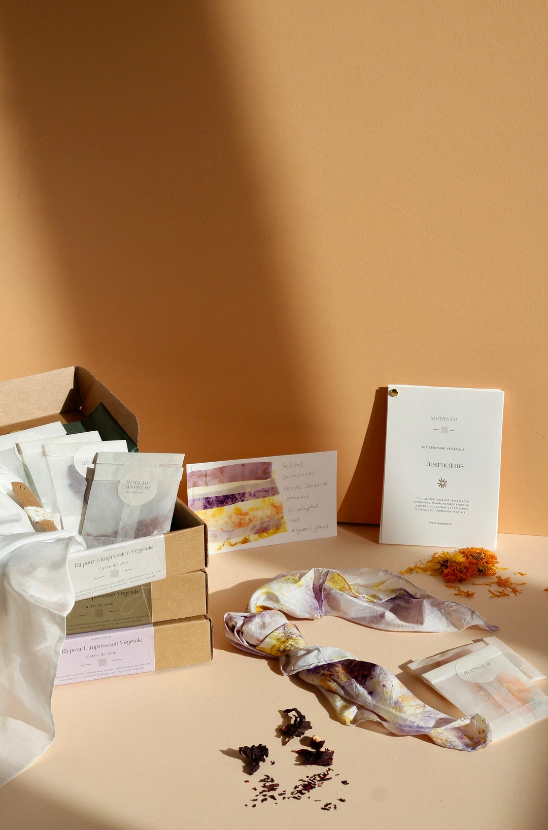 Natural Dye Kit // Bundle Dyeing Kit // Dye Kit // Eco Printing Kit ...