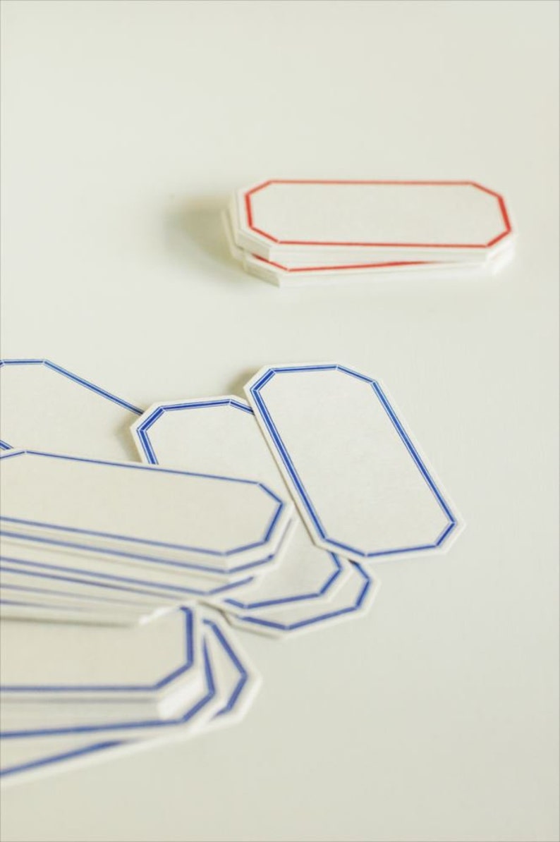 Letterpress Label Card Message Card Papercraft Card Making & Stationery ...