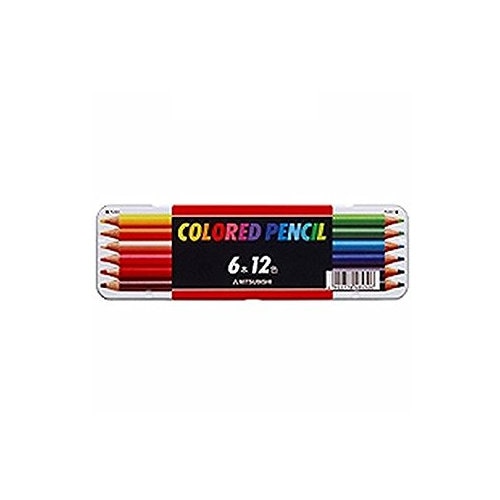 Craft Supplies & Tools Double Side 6 Colored Pencils 12 Colors Set ...