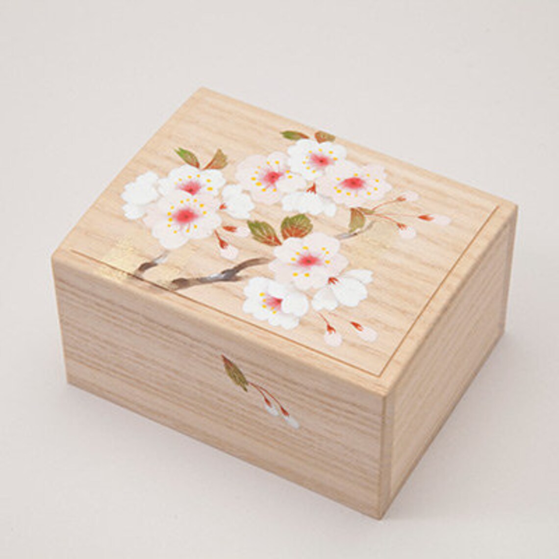 Small Paulownia Wood Box Cherry Blossom Wooden Storage Box - Etsy