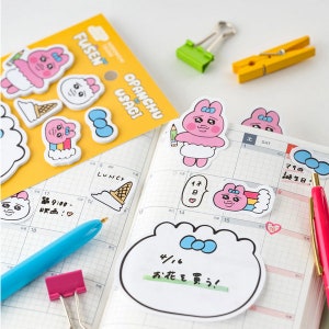 KAWAISOUNI: Opanchu Usagi Sticky Notes, Hobonichi Techo Accessories - Etsy