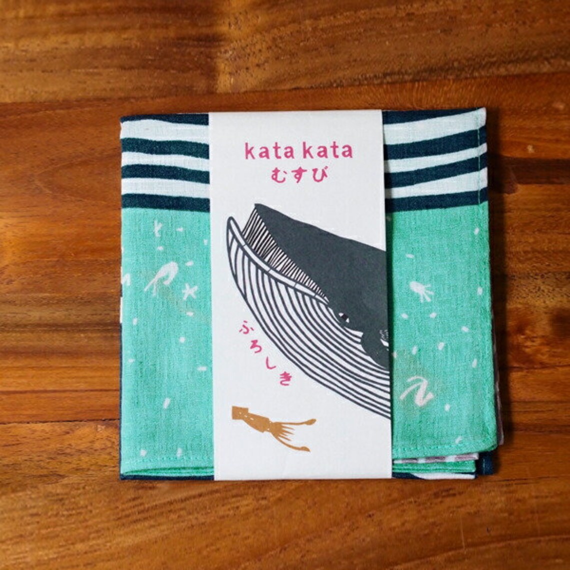 Japanese Furoshiki - Whale / Blue, Wrapping Cloth, Gift Wrapping ...