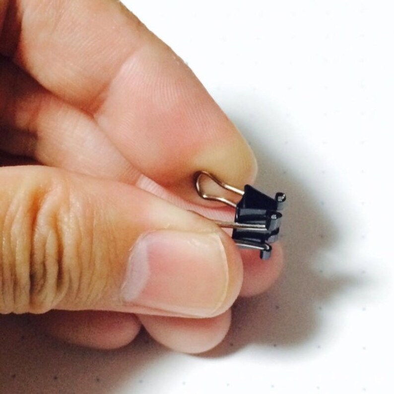World Smallest Binder Clip Micro Mini Binder Clip Paper | Etsy