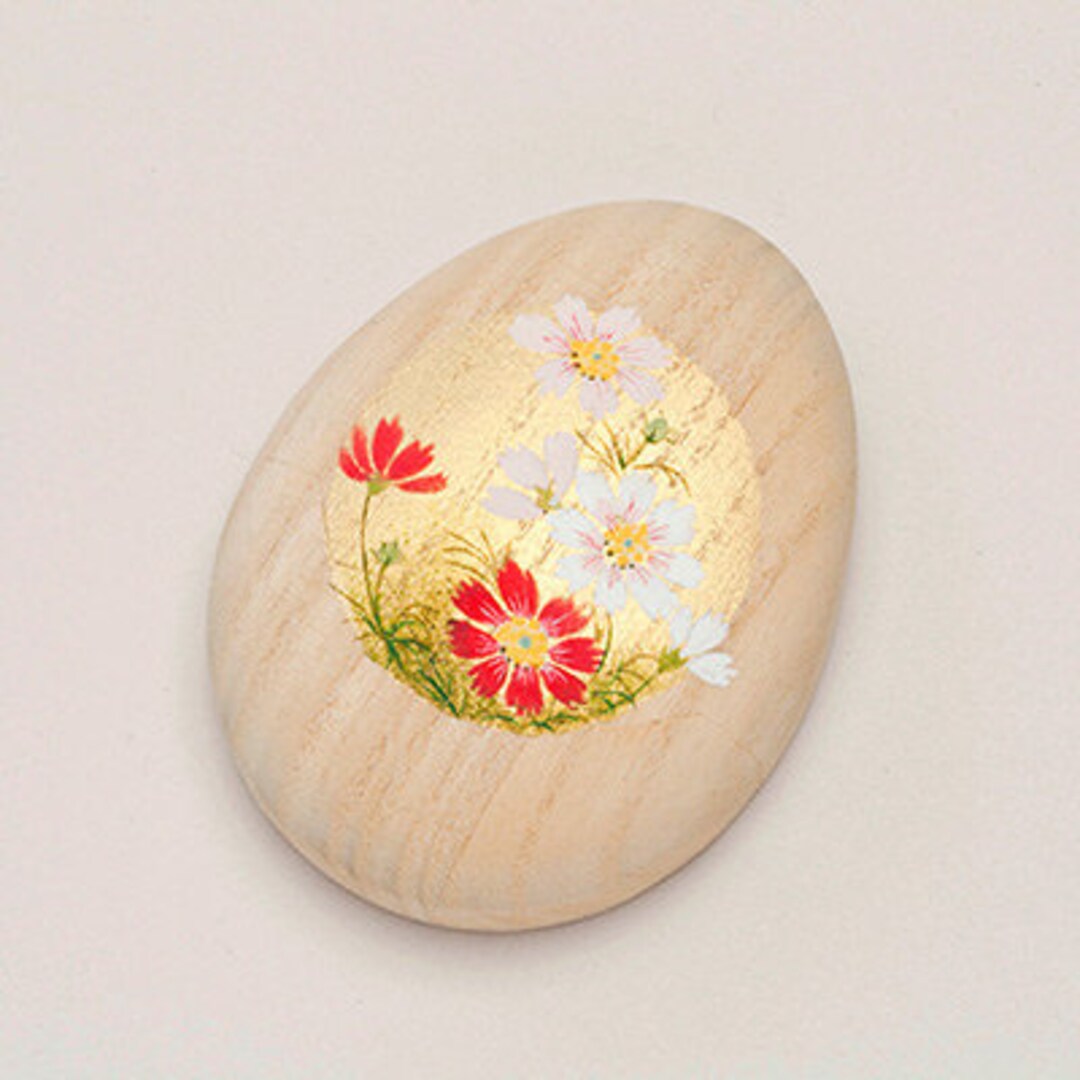Egg-shaped Small Paulownia Wood Box - Cosmos, Wooden Storage Box , Pill ...