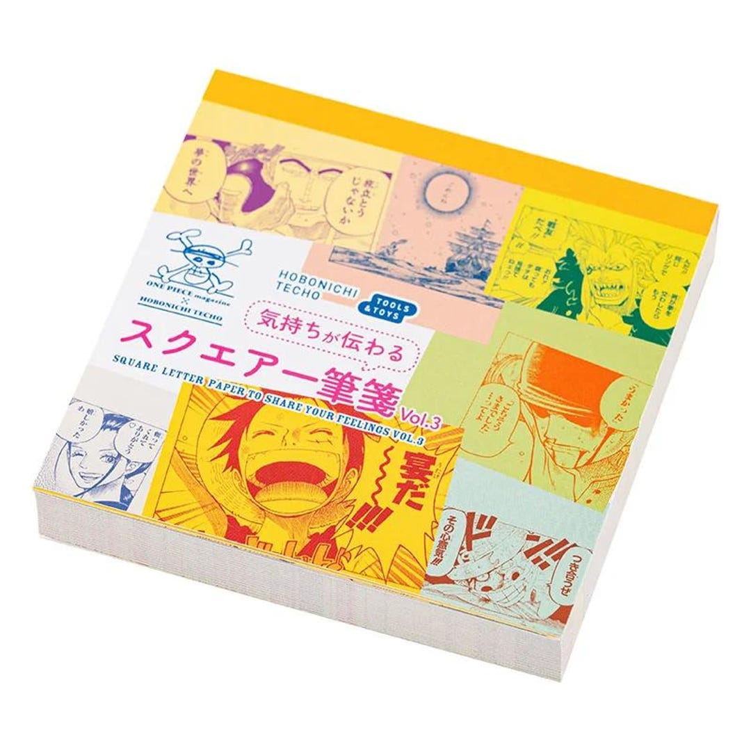 ONE PIECE Magazine: Square Letter Paper to Share Your Feelings Vol. 3 ...